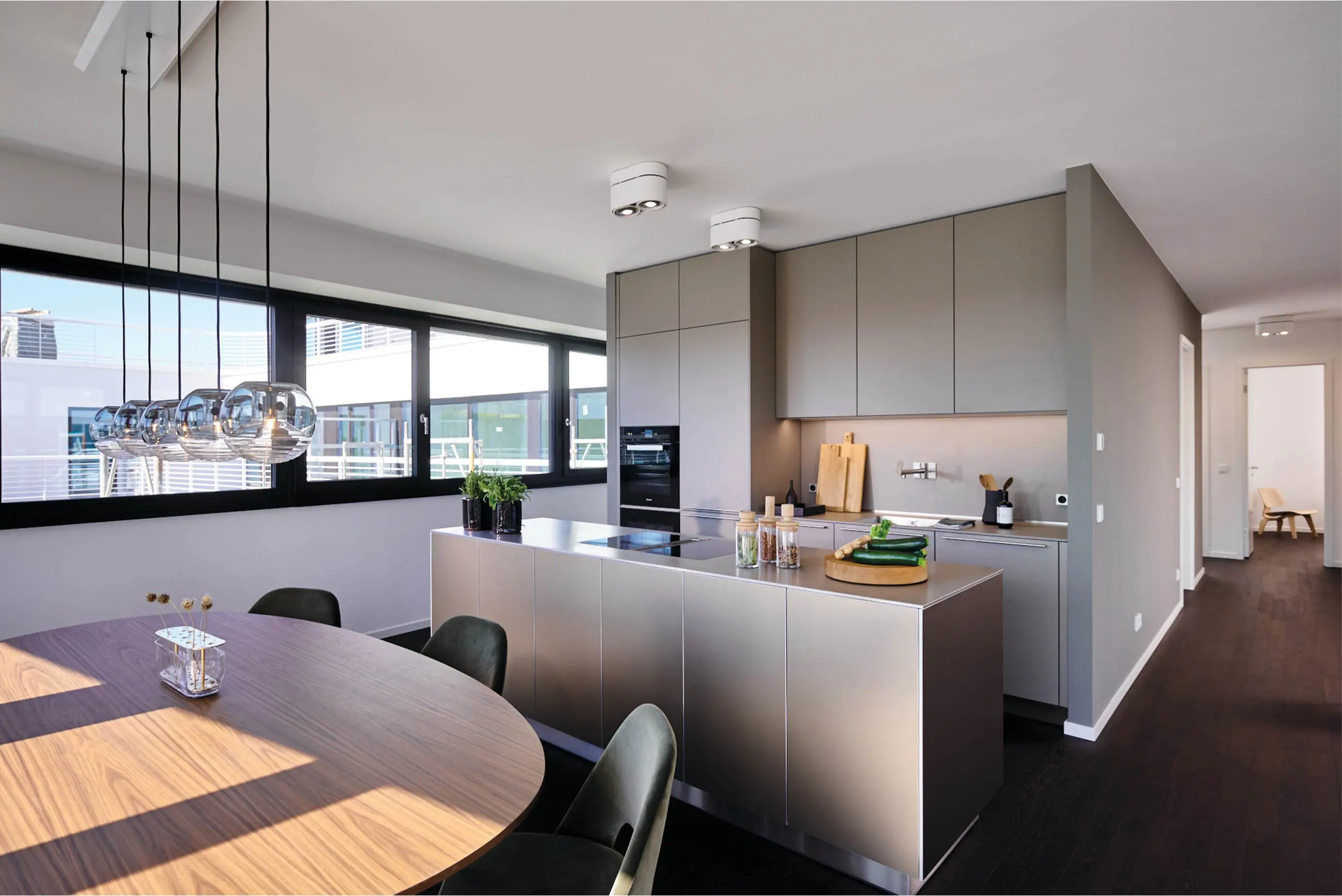 bulthaup Küche in erdigen Tönen